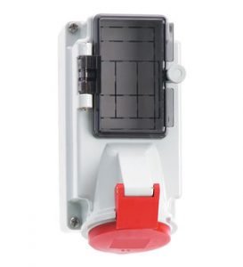 IP44 16A 5 Pin Socket with MCB | Surface Mount Outlet